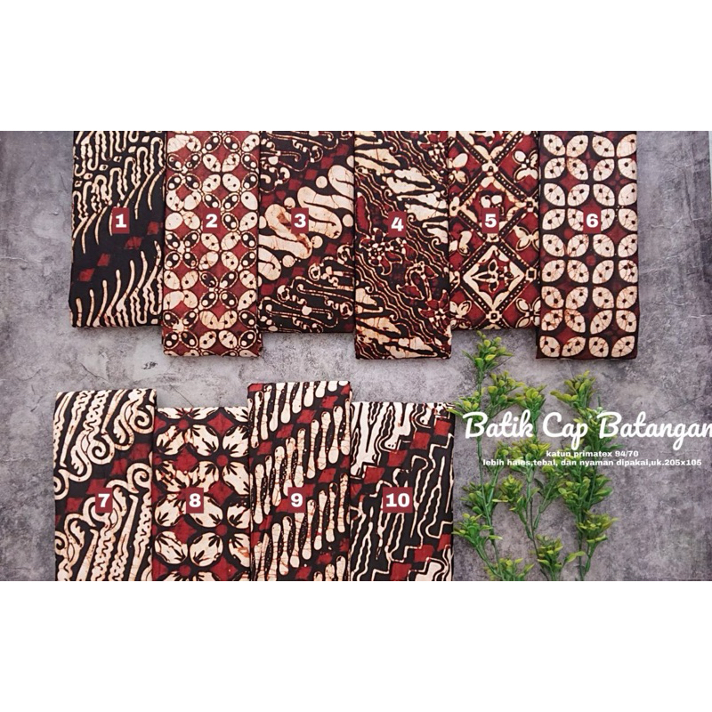 Sd2 GARUTAN CAP BATIK FABRIC HANDMADE FINE FABRIC SOGAN BAT SERIES ...