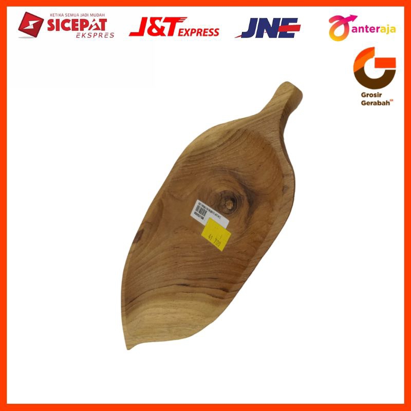 KAYU Gzl Small Teak Leaf Plate 52188 | Shopee Malaysia