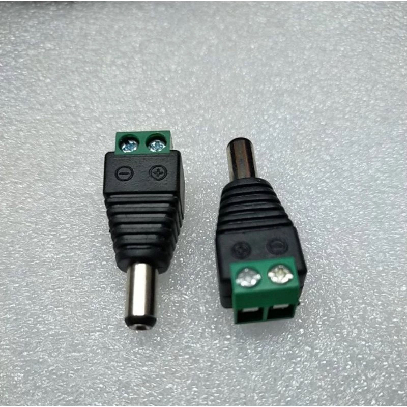 Yellow male cctv dc connector | DC male connector | Jack dc male ...