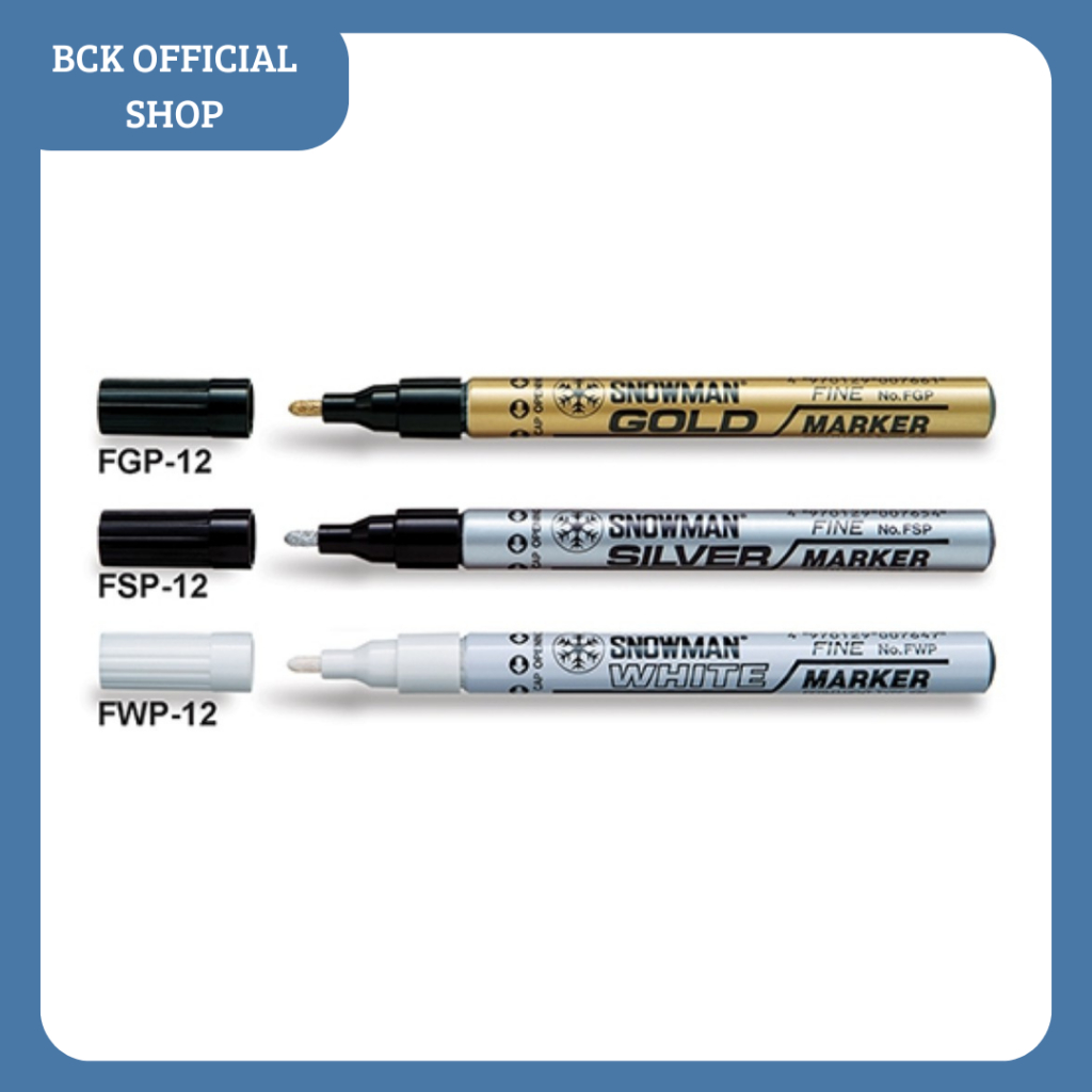 Snowman FGP-12 GOLD Paint Marker (PCS) | Shopee Malaysia