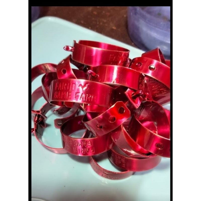 MERAH Red chicken anklet, price per piece | Shopee Malaysia