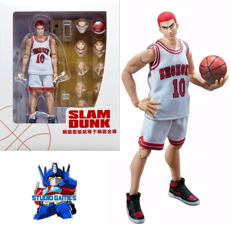 Dasin Slam Dunk Model - Hanamichi Sakuragi 10 WHITE Jersey Shohoku ...