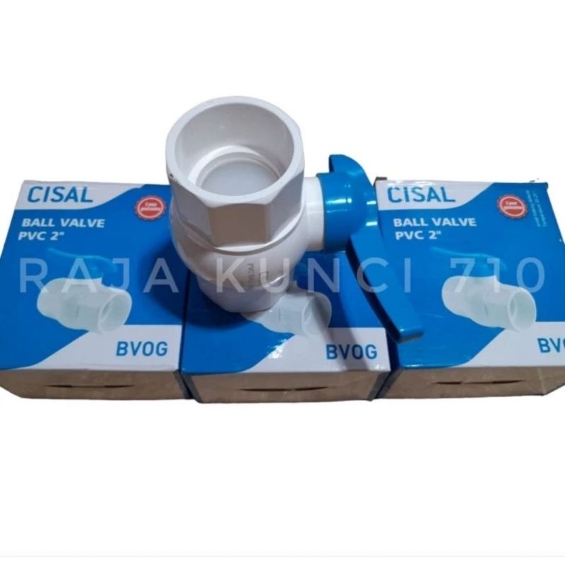 PVC Ballvalve 2" BVOG Cisal / Stop PVC Faucet 2" / PVC Ball Valve 2 ...