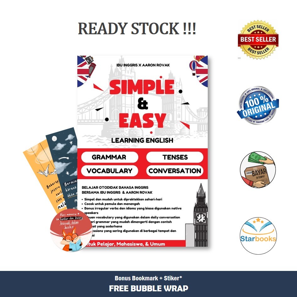 Simple & Easy Learning English Book - Synopsis (Reference) | Shopee ...