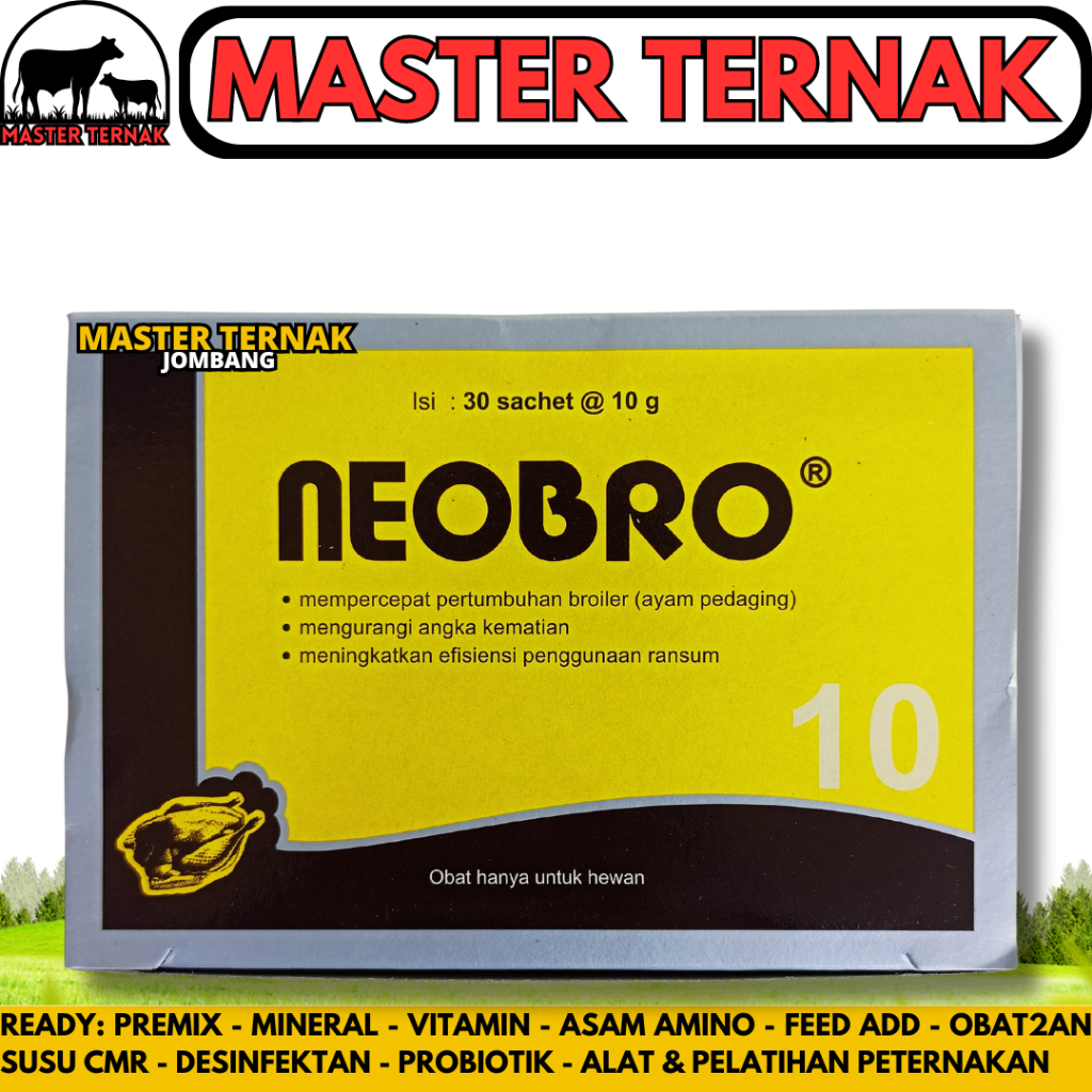 Neobro 10 Grams 1 BOX (30PCS) MEDION Vitamins Weight Gain for Poultry ...