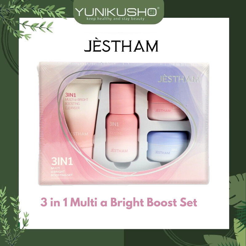 Jestham 3 in 1 Multi Bright Boost Set - Skincare Set Package | Shopee ...