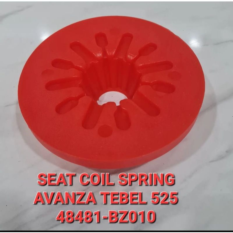 MERAH Thick SPRING SEAT COIL SPRING COATING TOP TOYOTA AVANZA RED ...