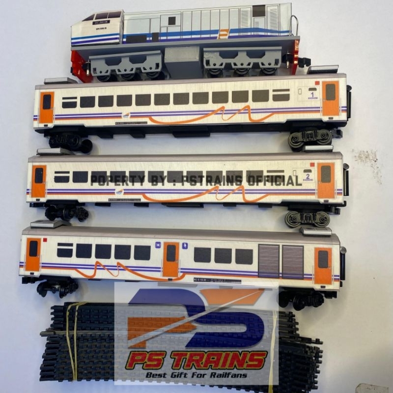 MESIN No Engine] Indonesian Train Toys CC206 Train Series CC201 LIVERY ...