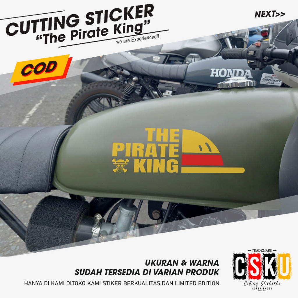 Cutting Sticker The Pirate King Luffy Variation Motorcycle Car Sticker ...