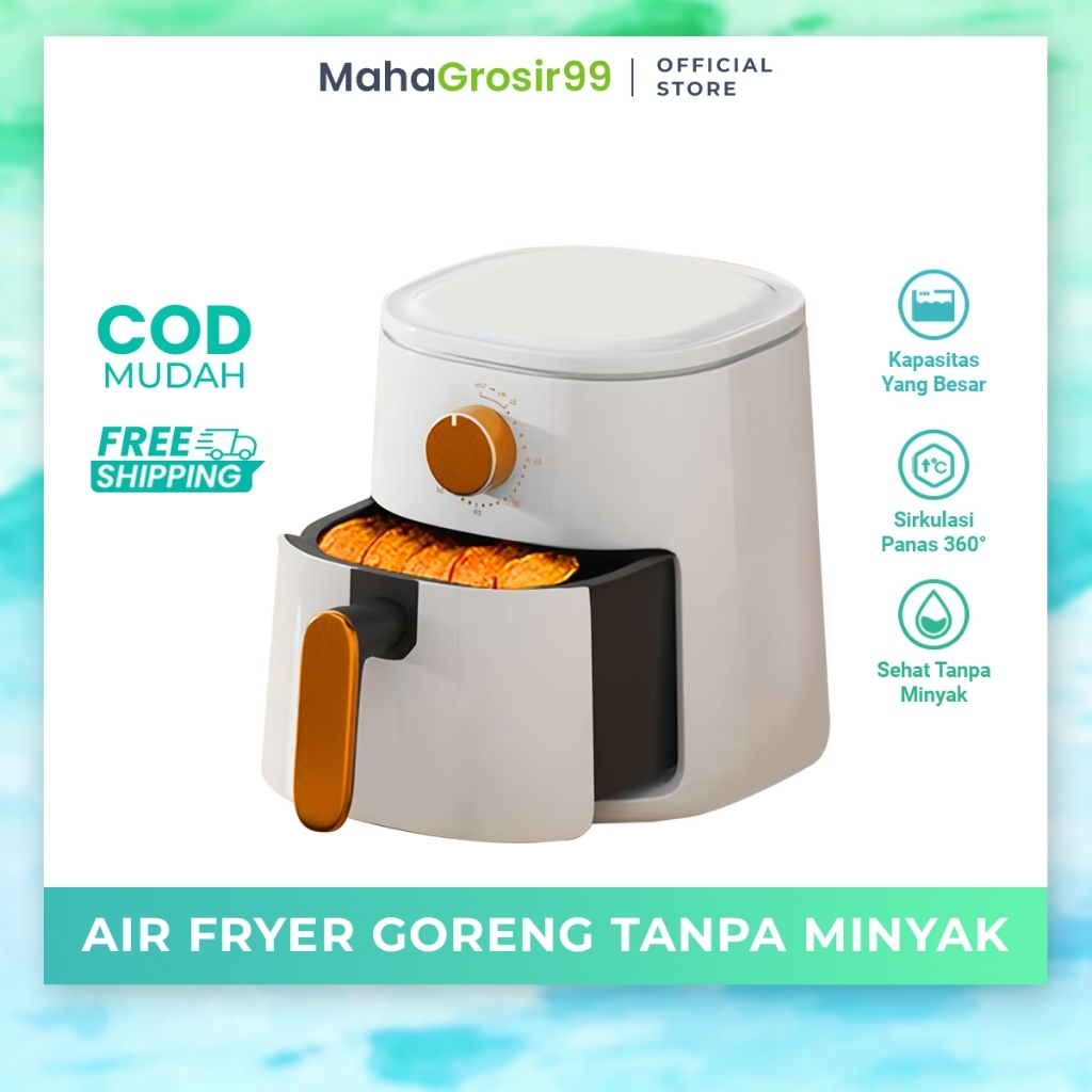 MESIN Special LIVE!!! Air Fryer Low Watt 4L Frying Machine Without Oil ...