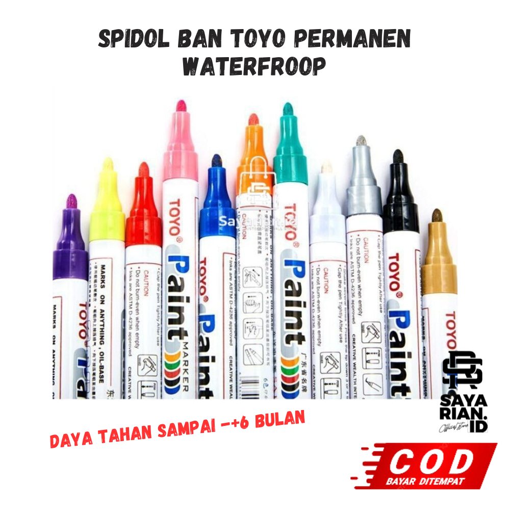 Toyo Tire Markers/PAINT MARKER TOYO Best Quality PERMANENT | Shopee ...