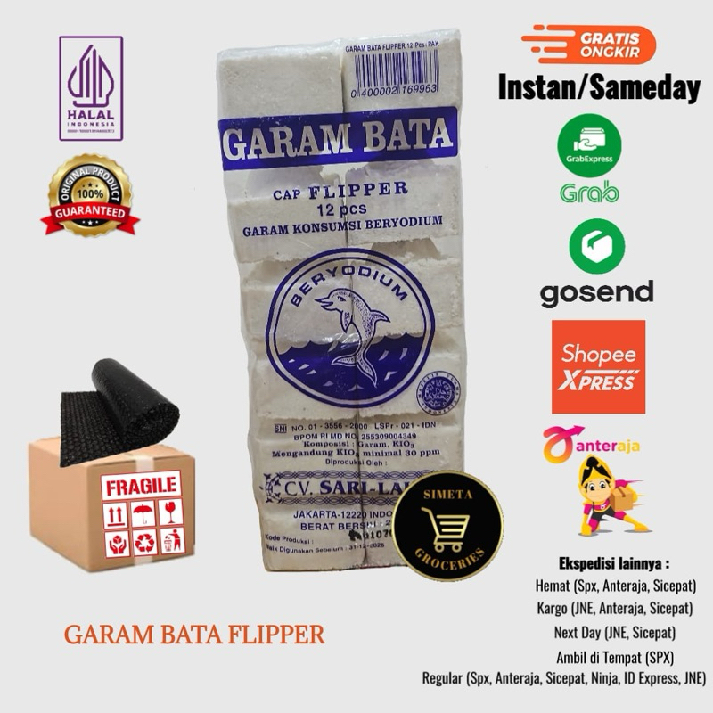 Flipper Brick Salt 2,5kg contains 12 Pcs | Shopee Malaysia