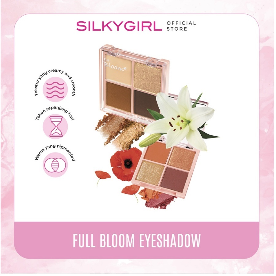 SilkyGirl Full Bloom Quads Shadow 6.4 gr | Shopee Malaysia