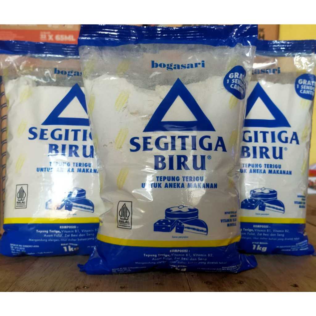 Blue Triangle Wheat Flour 1kg (Medium PROTEIN) | Shopee Malaysia