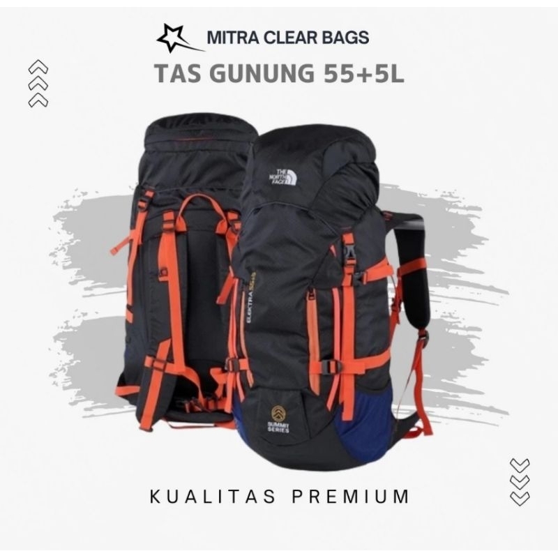 Mountaineering bag 55+5 liters outdoor bag 55+5 l camping bag 55+5 l ...