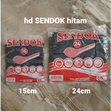 HITAM Spoon black hd plastic bag 15cm 24cm | Shopee Malaysia