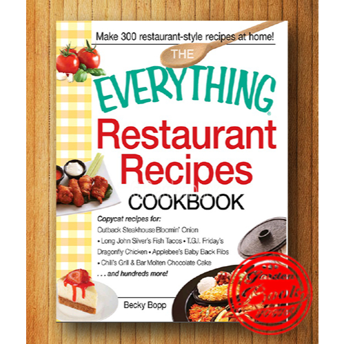 Everything Restaurant Recipes Cookbook | Shopee Malaysia