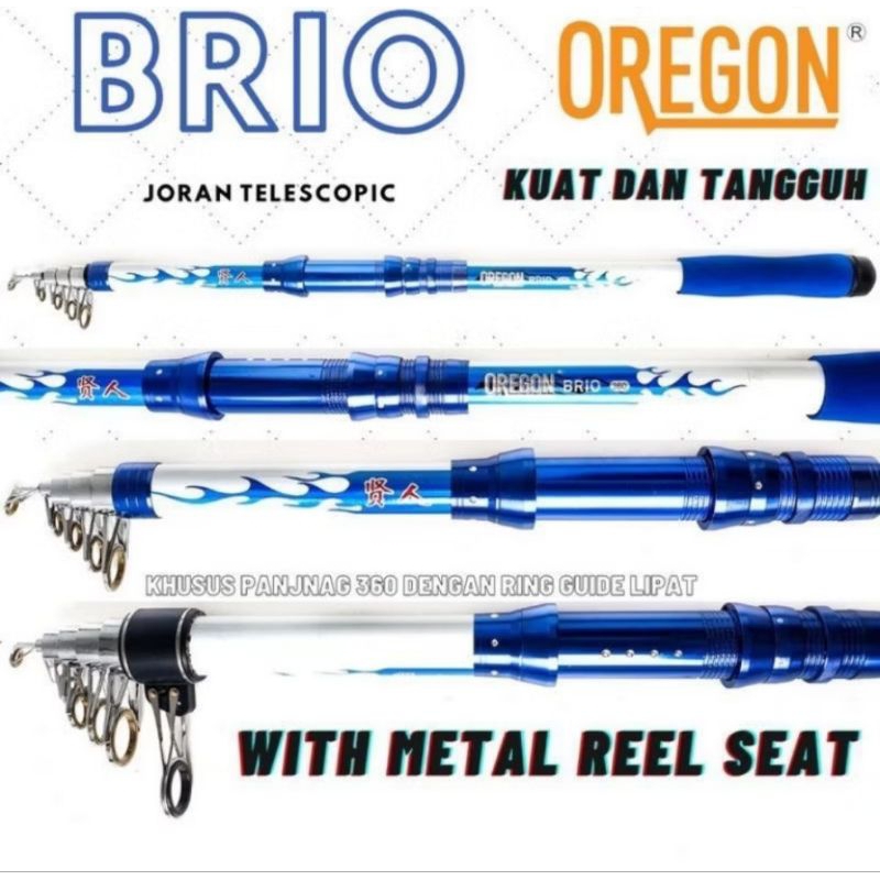 Oregon Brio fishing rod (pralon gasket) | Shopee Malaysia