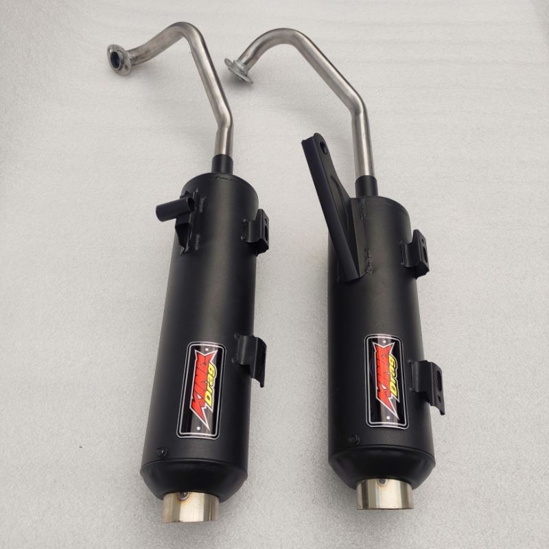 King Drag exhaust muffler standard chicken pipe for mio sporty mio i ...