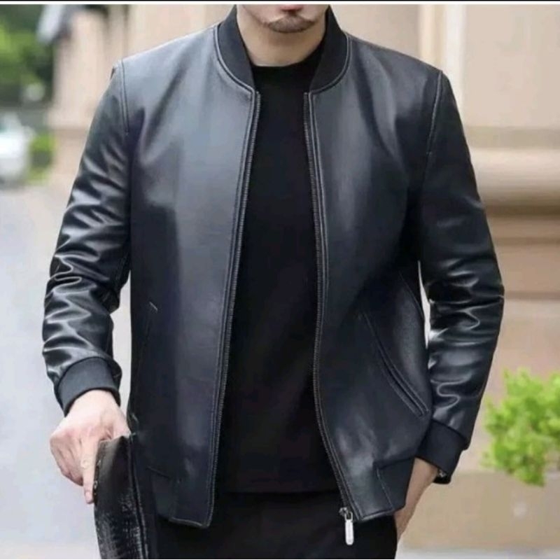 Genuine Garut Men's Sheepskin Jacket 100% Original | Shopee Malaysia