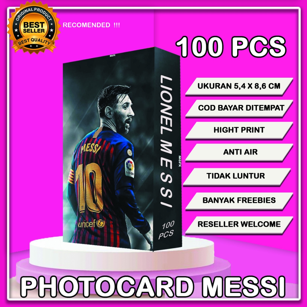 Lionel MESSI PREMIUM PHOTOCARD | Shopee Malaysia