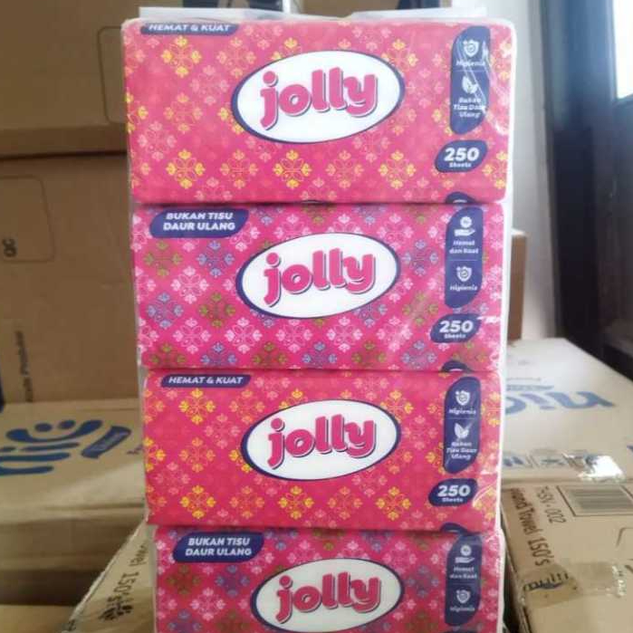 Jolly Tissue 250 Shet (4 pcs) | Shopee Malaysia