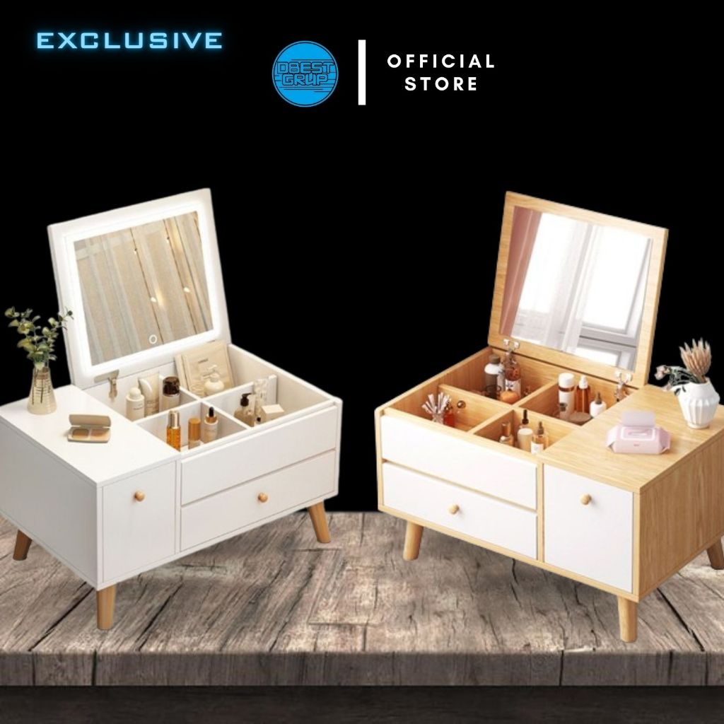Dbest Group - Aesthetic Dressing Table Portable Dressing Table SZT-9-1 ...