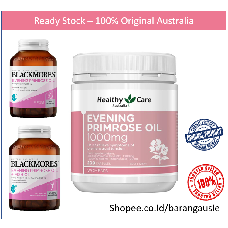 Healthy Care Evening Primrose Oil 200 Caps/Blackmores Evening Primrose ...