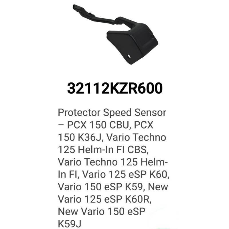 32112kzr600 Protector Speed Sensor PCX 150 CBU Vario 125 FI Vario 125 ...