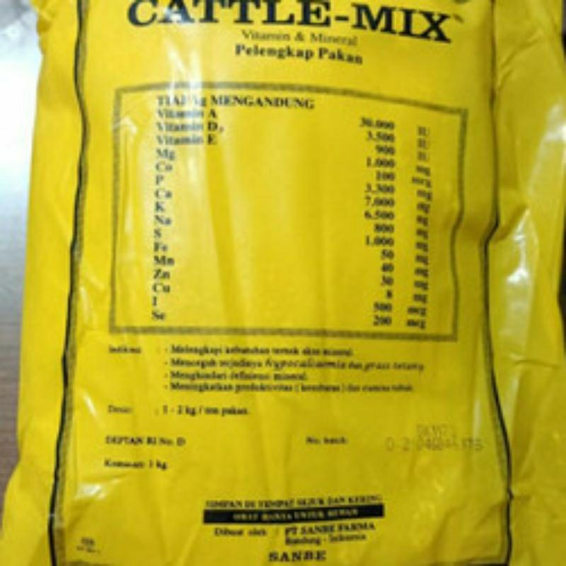 Cattle Mix Premix Ruminant Feed Additional Nutrition for Cattle and ...