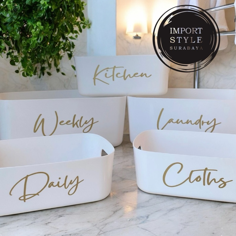 PUTIH Storage organizer laundry room bin pantry multi-purpose aesthetic ...