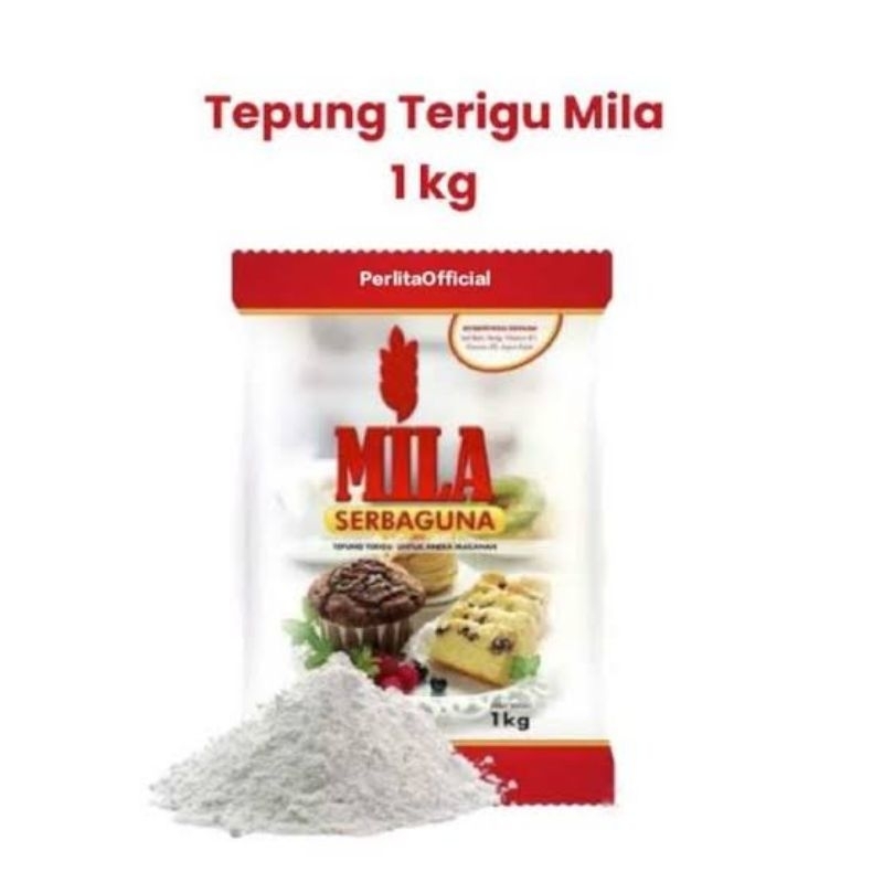 MILA MULTIPURPOSE WHEAT FLOUR PACKAGING 1KG | Shopee Malaysia