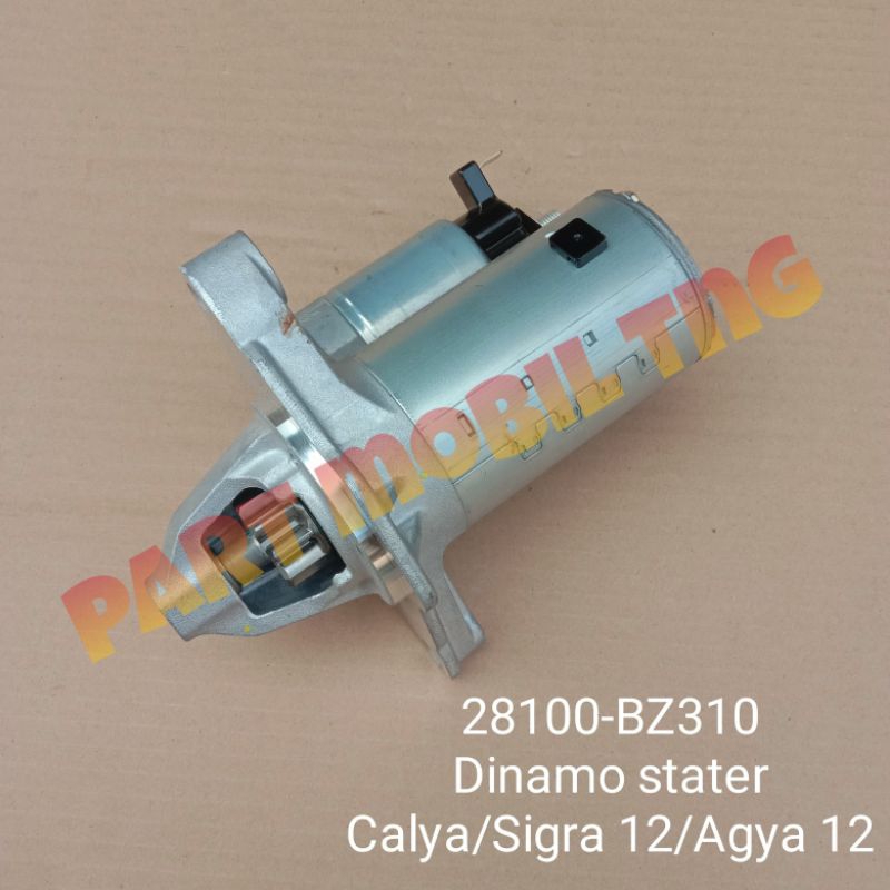 Toyota Calya/Sigra/Agya Starter Starter Motor Dynamo 1200cc 28100-BZ310 ...