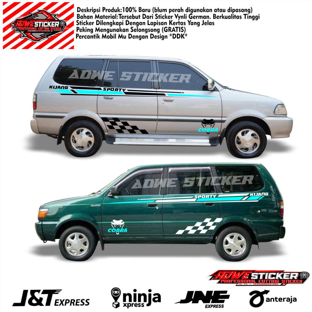 Kijang Super Car Stickers Kijang Super Body Stickers Latest Kijang ...