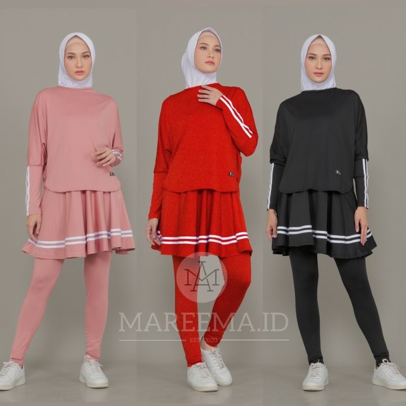 Latest Muslim Women's Sportswear Suits Leggings Skirt Skirt Women Sport ...