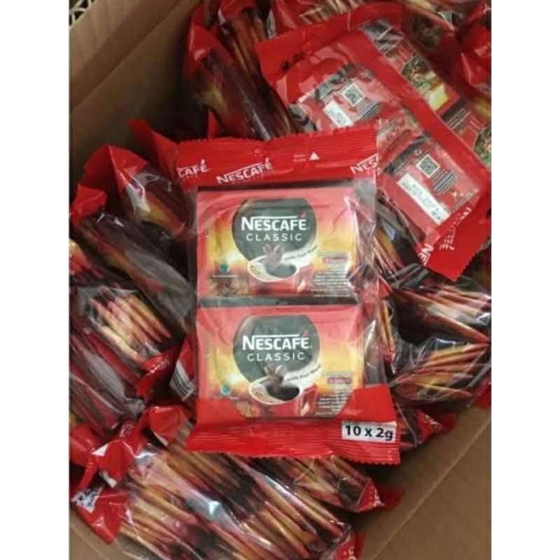NESCAFE CLASSIC Sachet 10x2g / NESCAFE Pure Coffee 2g | Shopee Malaysia