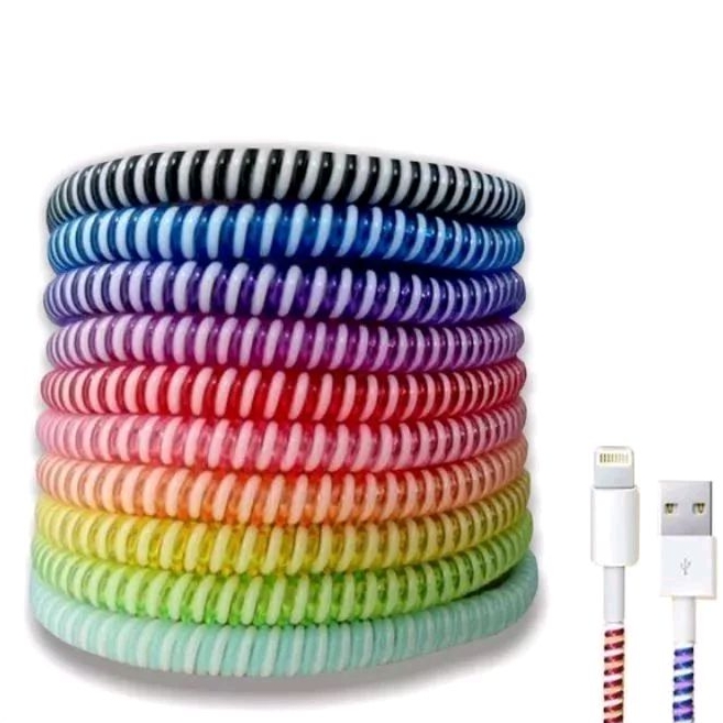 Spiral CABLE PROTECTION/HP CABLE PROTECTIVE COLORFUL CORD PROTECTOR ...