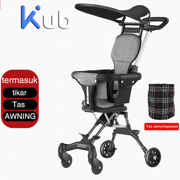 Baby Stroller 2-Way Traveling Bike Newborn to 5 Years Old Portable Foldable Lightweight And Easy ...
