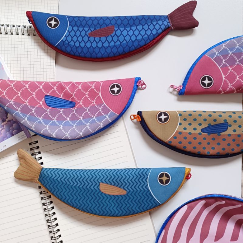 Fish Pencil Case / Pencil Case / Pencil Box / Tepak / Fish Shaped ...