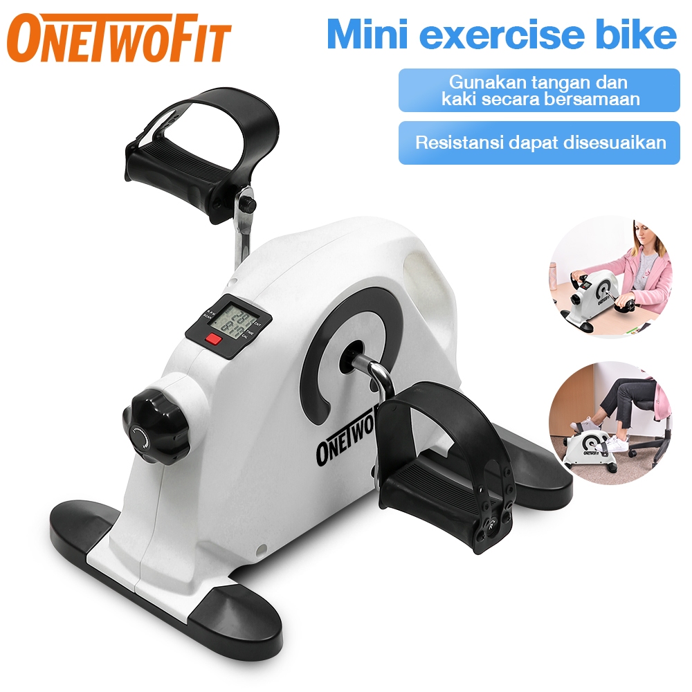 Onetwofit Mini Exercise Bike Static Therapy Bike Portable Static Bike | Shopee Malaysia