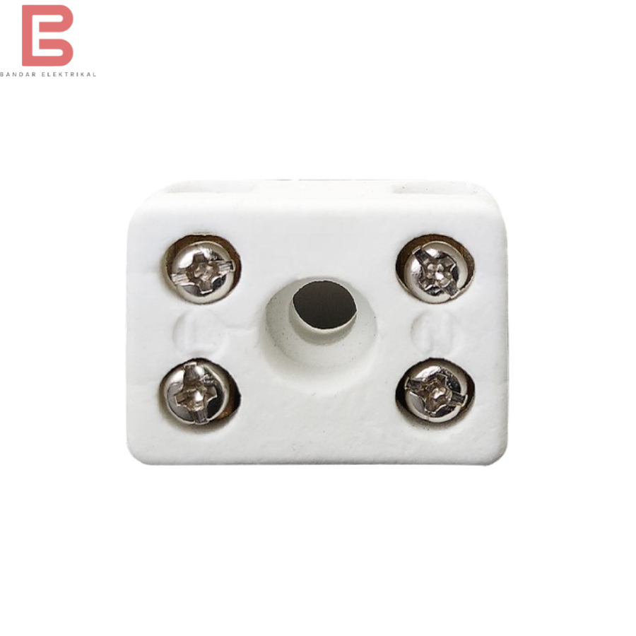 Terminal Block Ceramic Block 2 Pole 15A TAB | Shopee Malaysia