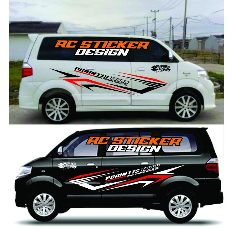 Apv Car Stickers Apv Racing Motorsport Stickers Suzuki Apv Car Body ...