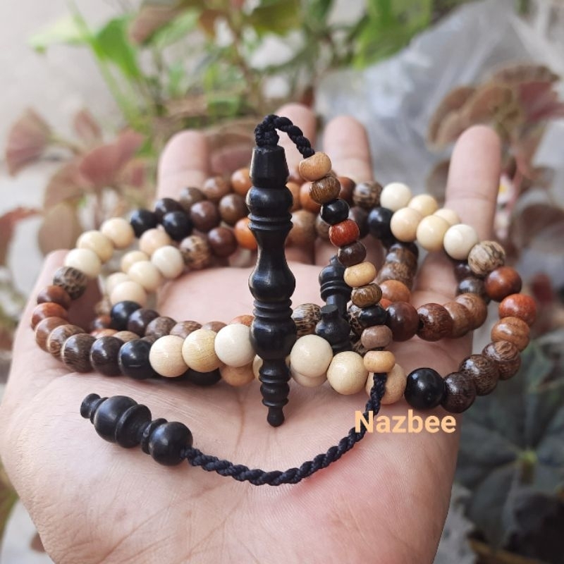 KAYU Tasbih 99 Combination of Nusantara Lucky Wood - 8mm | Shopee Malaysia