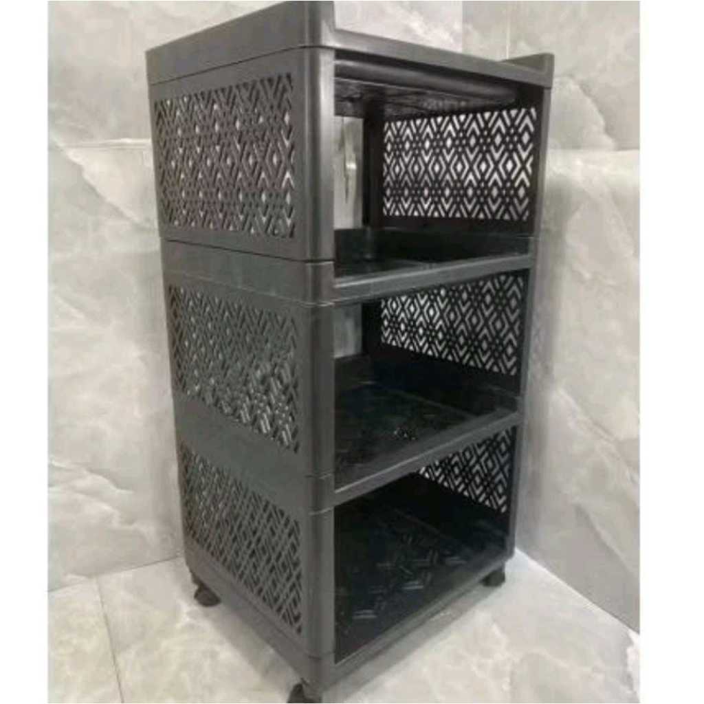 Multi-purpose 4 Layer Yoyo Rack / 4 Layer Plastic Rack | Shopee Malaysia