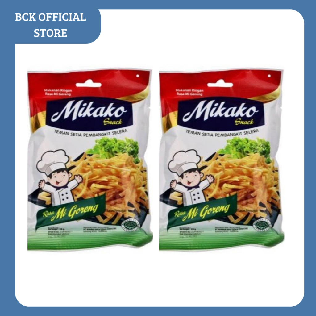Mikako Snack Fried Noodles Flavor 10x18gr (Pack) | Shopee Malaysia