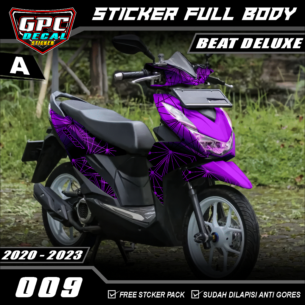 Sale DECAL STICKER HOLOGRAM HONDA BEAT DELUXE FULLBODY LIST Motorcycle ...