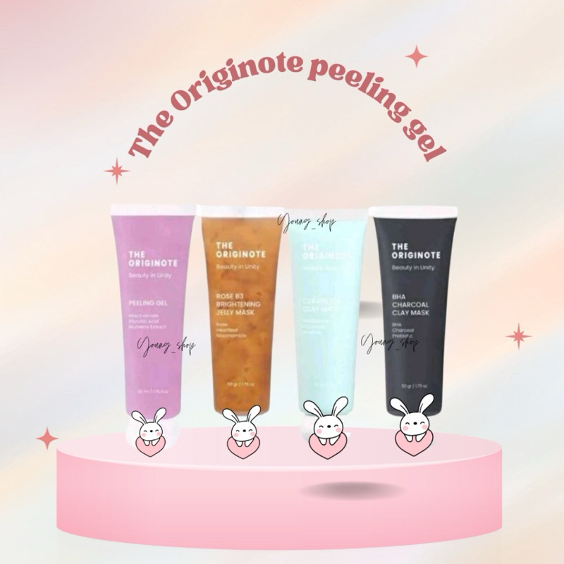 The ORIGINOTE CHARCOAL JELLY MASK| The ORIGINOTE ROSE JELLY MASK | The ...