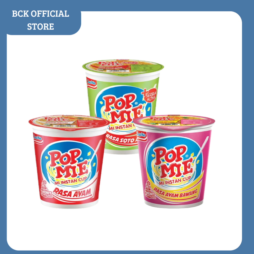 Pop Mie Chicken Soto Flavor & Pop Mie Chicken Flavor 75gr (PCS ...
