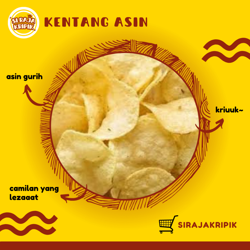 Cheese Potato Chips, Spicy, Salted ORI | The King Of Chips | Snacks And ...
