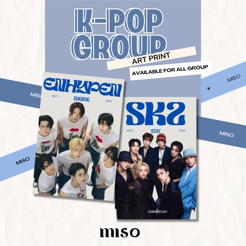 K-pop Group Mini Poster Artprint Wall Decor/Seventeen Mini Poster ...